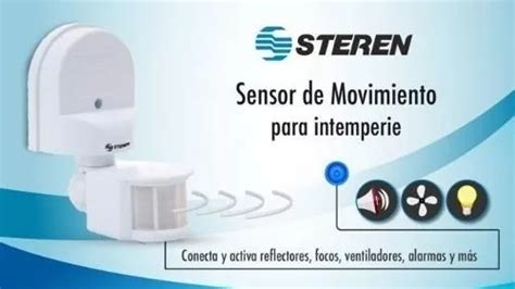 Steren Sensor Infrarrojo De Movimiento Para Pared En Mercado Libre México