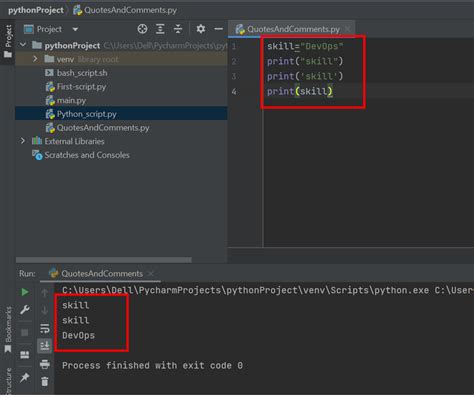 Python Display Quotes