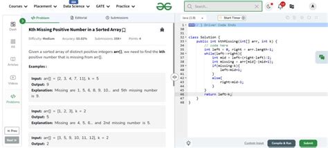 Geekstreak2025 Geekstreak2025 Day35 Kthmissingnumber Anshika Monga