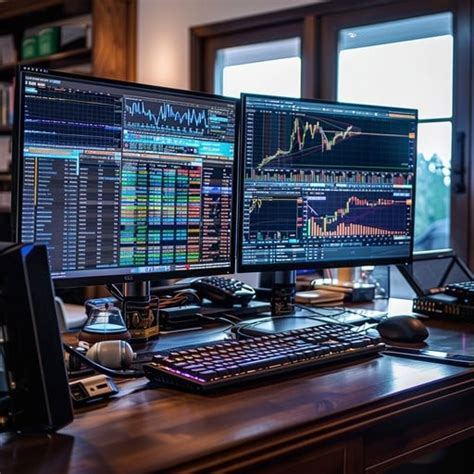 Free Trading Desk Setup Image Trading Finance Monitors Download
