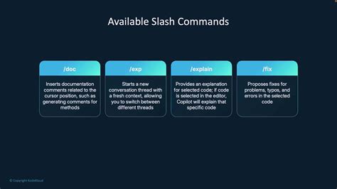 Slash Commands In Depth Kodekloud Notes