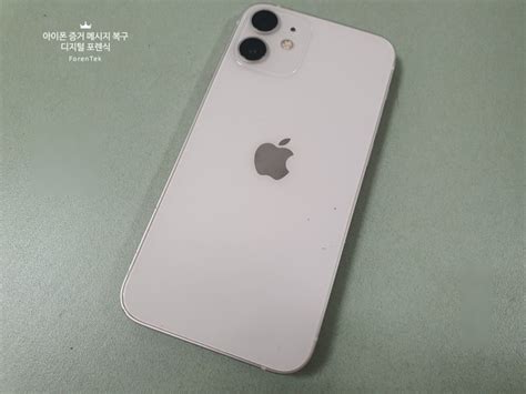 아이폰 데이터 복구 카카오톡 문자 삭제 메세지 포렌식 복원