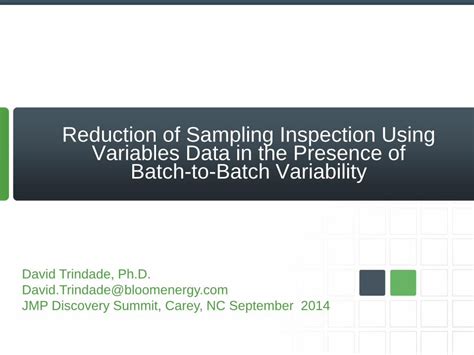 Pdf Reduction Of Sampling Inspection Using Variables Reduction Of