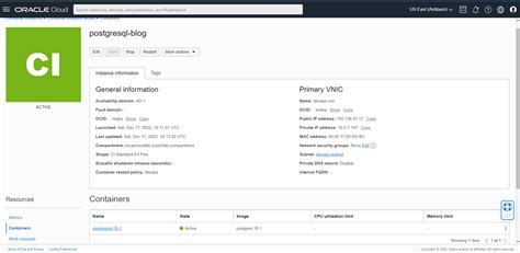 Quickest Way To Run A Container On Oracle Cloud Infrastructure Container Instances