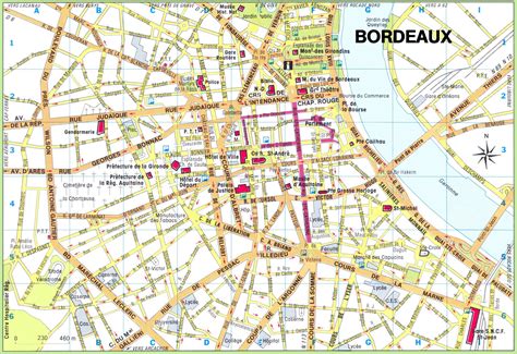 Carte Du Centre Villes Le Centre Historique De Bourges Capitale Du