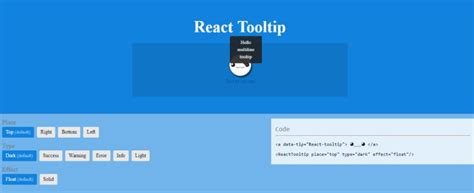 9 Awesome React Tooltip Components OnAirCode
