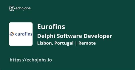 Eurofins Is Hiring Delphi Software Developer Delphi Oracle Plsql Remote Delphi Oracle