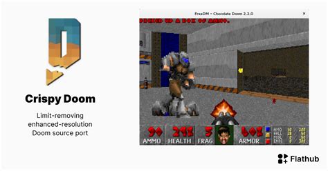 Installa Crispy Doom Su Linux Flathub