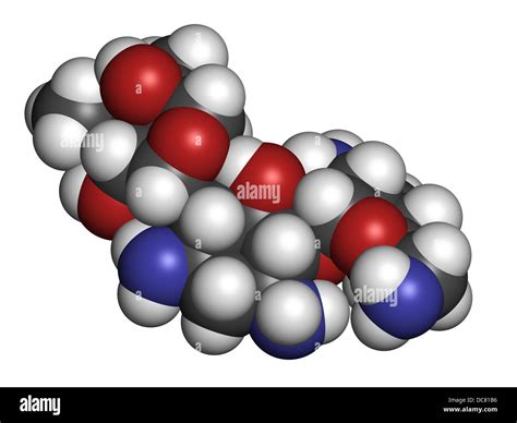 Gentamicin Antibiotic Drug Aminoglycoside Class Chemical Structure