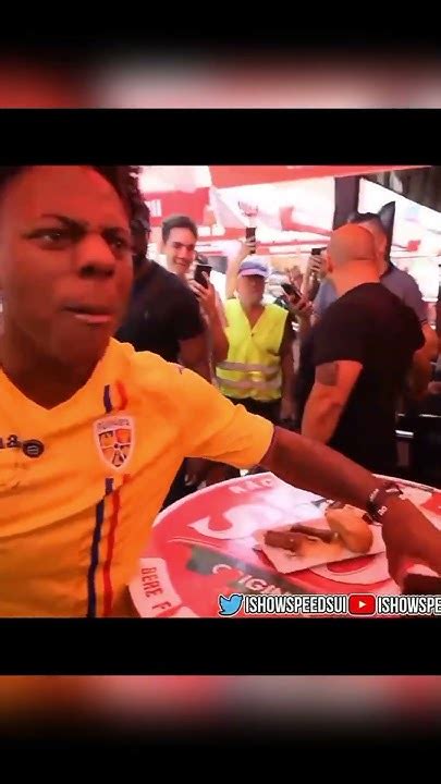 Speed Trying The Romanian Mici🤣🤣 Speed Ishowspeed Romania Shorts Funny Youtube