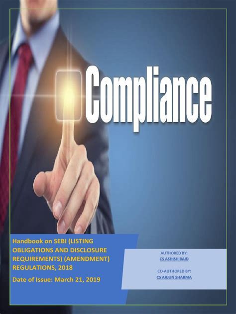 Hand Book On Sebi Lodr Amendment Regulations 2018 Pdf Pdf Board Of
