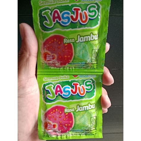 Jual Jasjus Rasa Jambu 1 Renceng Isi 10 Sachet Shopee Indonesia