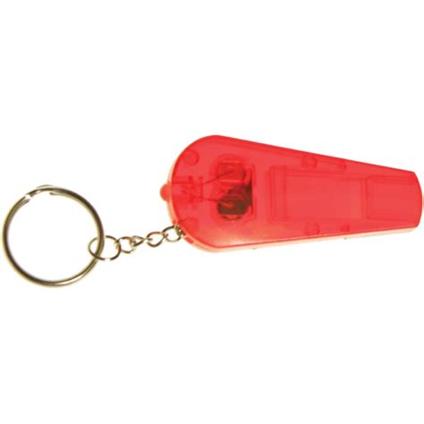 Logo Whistle Flashlight Keychains