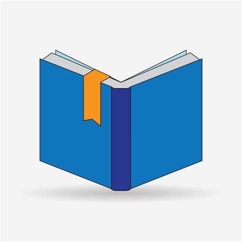 표지가 있는 책 프리미엄 벡터