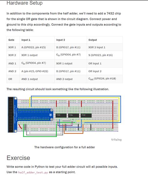 Solved Full Adders A Full Adder Is A Circuit That Adds Two