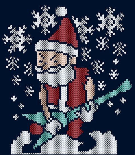 Ugly Christmas Sweater Printmaking Makeict