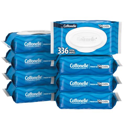 Cottonelle Fresh Feel Flushable Wet Wipes Adult Wet Wipes 8 Flip Top
