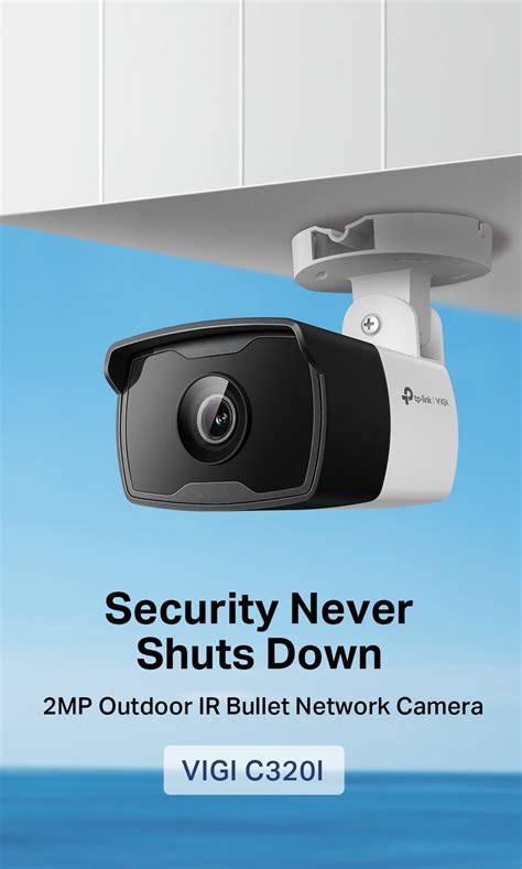 Tp Link 2mp Ai Cctv Vigi C320i Full Hd Outdoor Ir Bullet Wired Ip