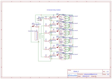 Relay Module Channel Platform For Creating And Sharing Projects OSHWLab