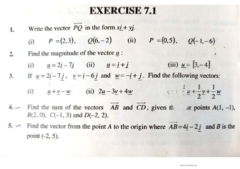 Solution Maths Solved Questions Of Unit Vector Ratio Formula And