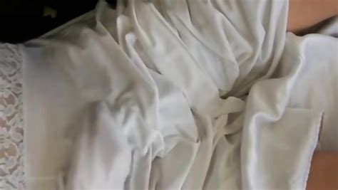 White Nylon Slip Wank And Cum Eporner