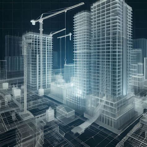 Wireframe D Rendered As A Digital Wireframe Model The Shedding P Stock Illustration