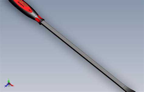 18英寸撬杆，工匠 Solidworks 2010 模型图纸免费下载 懒石网