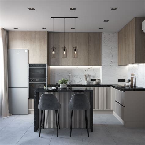 Современная кухня с островом