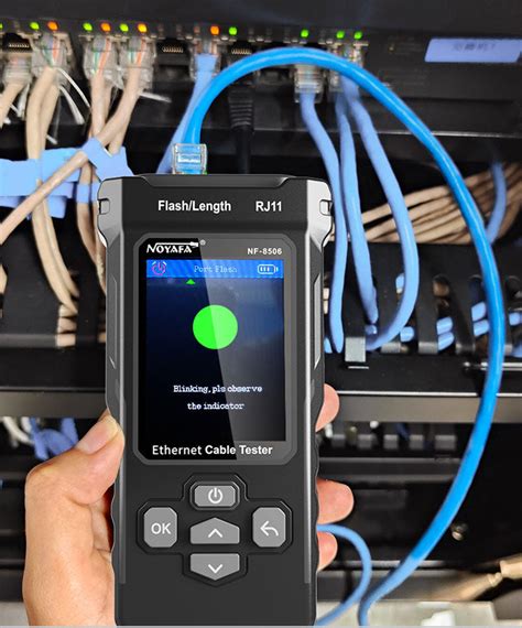 [official] Noyafa Nf 8506 Cat5 Cat6 Cable Tester With Poe Ping Testing Noyafa Hk Technology