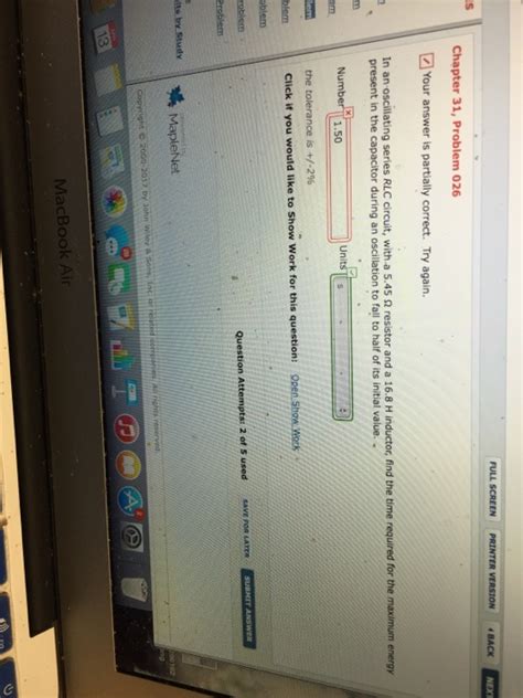 Solved Full Screen Printer Version Back Chapter 31 Problem