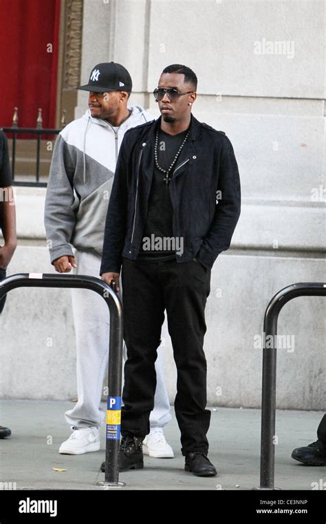 Sean Combs Aka Diddy On The Set Of His New Music Video Los Angeles