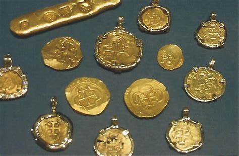 Spanish Gold Doubloons Jewelry Spanish Treasure Symbols Antique