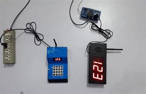 Wall Hanging Digtronics Wireless Token Display With Voice 10 Inch X 4 5 Inch Model Number Name