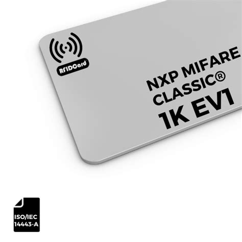 Nxp Mifare Classic® Ev1 1k S50 Rfid Card Iso14443 A Cr80 Rfid Card