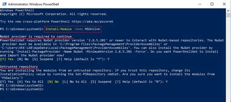 Azure Active Directory Powershell Modülü Yüklenmesi Veli Kadir Kozan