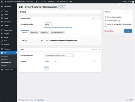 mollie for contact form 7 pronamic pay