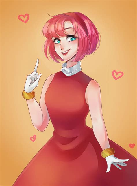 Human Amy Rose By Annalee Sama On Deviantart