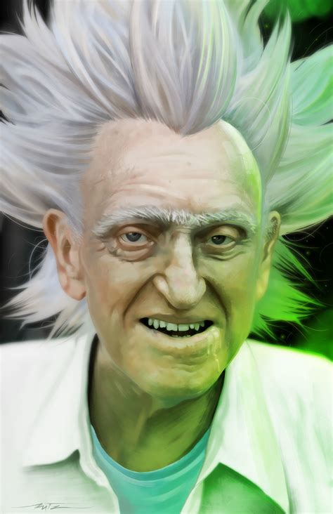 Artstation Rick Sanchez Fan Art