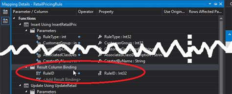 Cant Insert To Database With Mapped Stored Procedure Stack