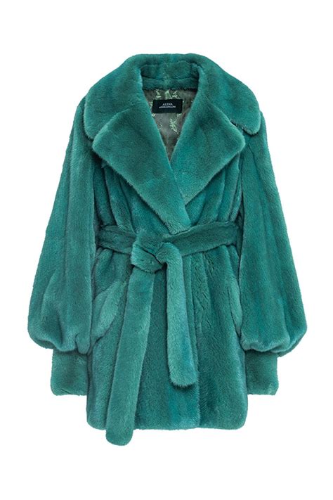 Пальто меховое от дизайнера Алены Ахмадуллиной Manteau Pour Femme Manteau Haute Couture