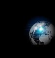 Abstract Global Network Connection Background Vector Image