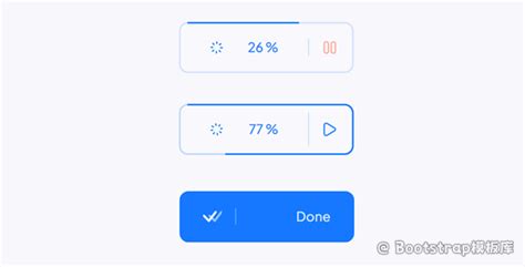 CSS3按钮动画特效 SVG按钮动画