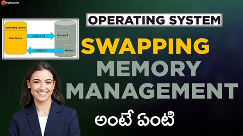 Swapping In Memory Management In Os Operating System Tutorials In Telugu Youtube