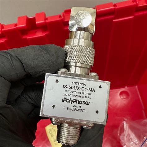 Polyphaser Is 50ux C1 Ma Uhf Coaxial Rf Lightning Surge Protector