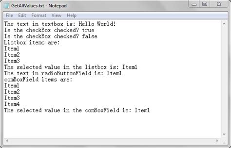 Read And Extract Fillable Form Values In Pdf In Java