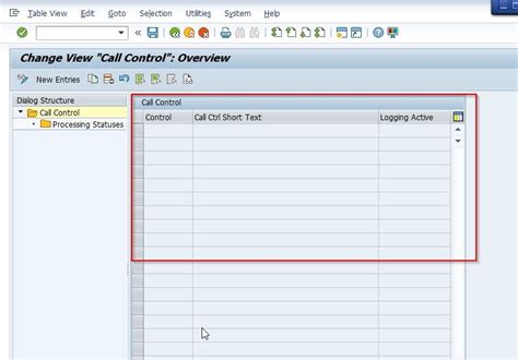 How To Define Call Control In SAP