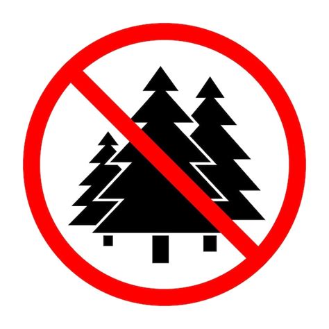 Premium Vector Stop Or Ban Red Round Sign With Christmas Tree Icon