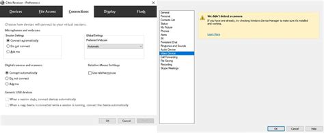 Webcam Redirection Problem Rcitrix