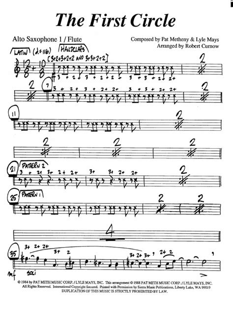 First Circle Big Band Score Pdf