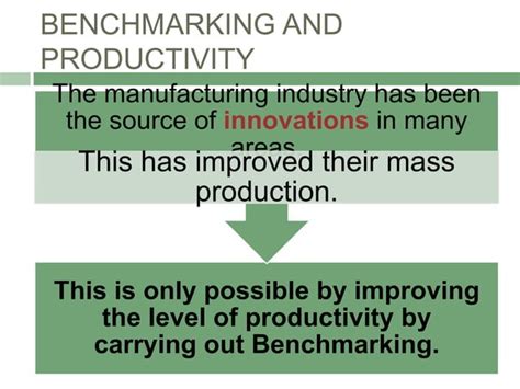 004 Benchmarking And Productivity Ppt